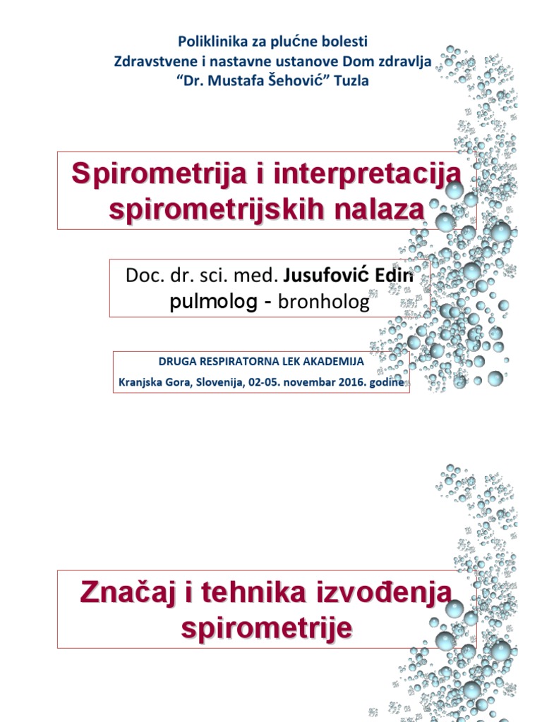 Spirometry Importance Performing and Interpretation Case Reports | PDF