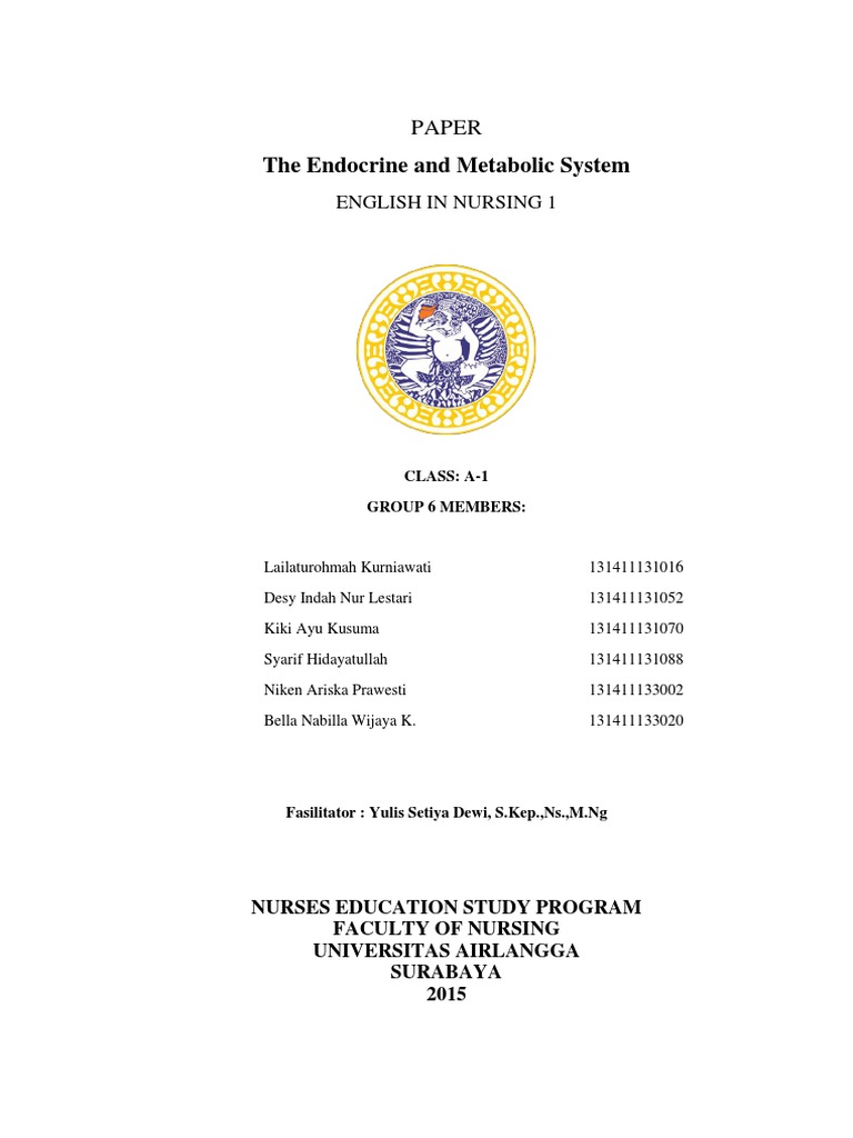 EIN1 SGD6 The Endocrine and Metabolic System | PDF | Diabetes Mellitus ...