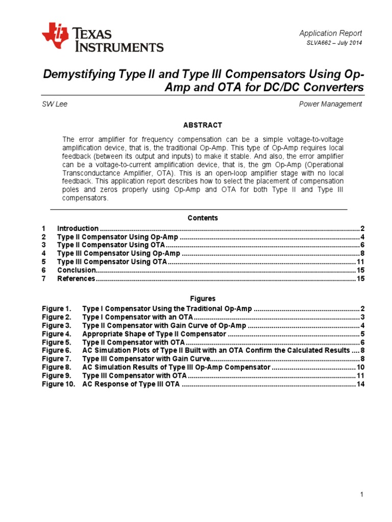 Slva662-Demystifying Type II and Type III Compensators | PDF ...