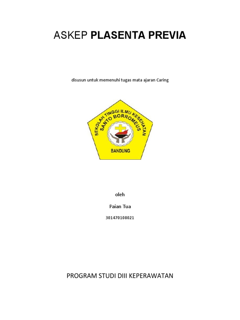 Askep Plasenta Previa | PDF