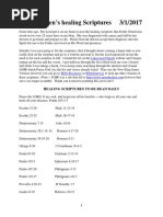 101 Healing Scriptures | PDF | Jesus | Acts Of The Apostles