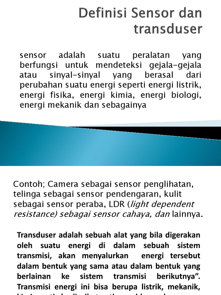 4.sensor Dan Transduser | PDF