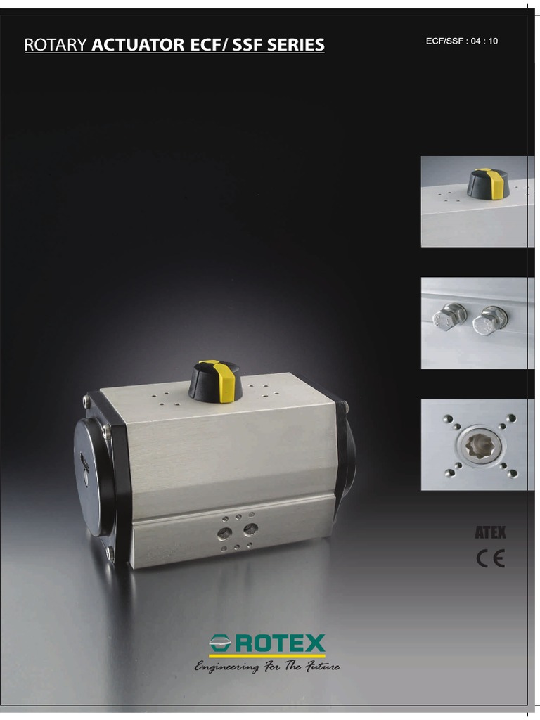 Rotex ECF Series Actuator Overview | PDF | Corrosion | Valve