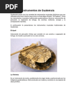 Instrumentos Mayas | PDF | Instrumentos musicales | Instrumentos de ...