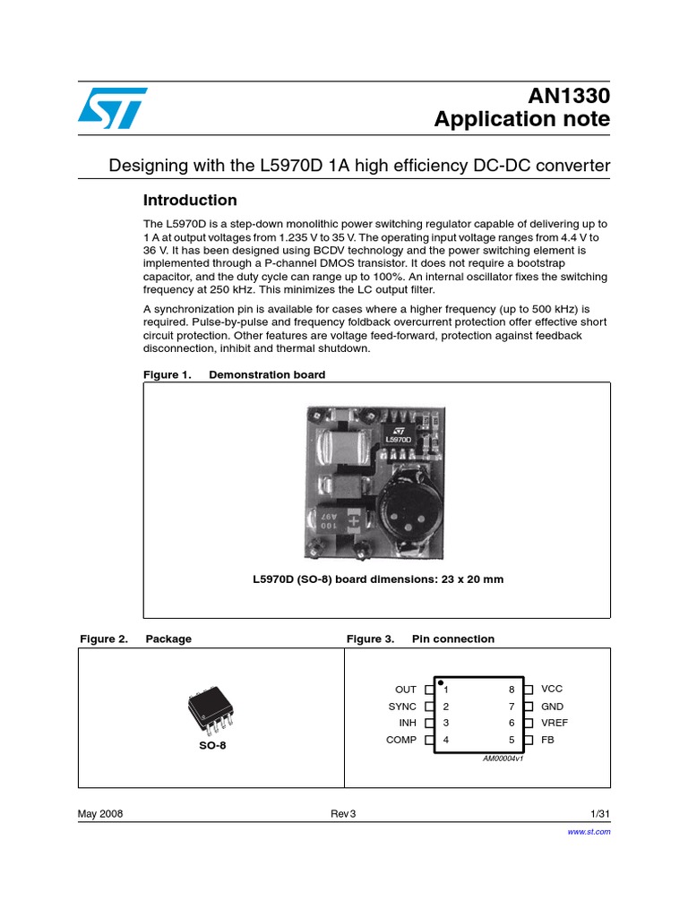 DC-DC Step-Down Felix | PDF | Capacitor | Amplifier