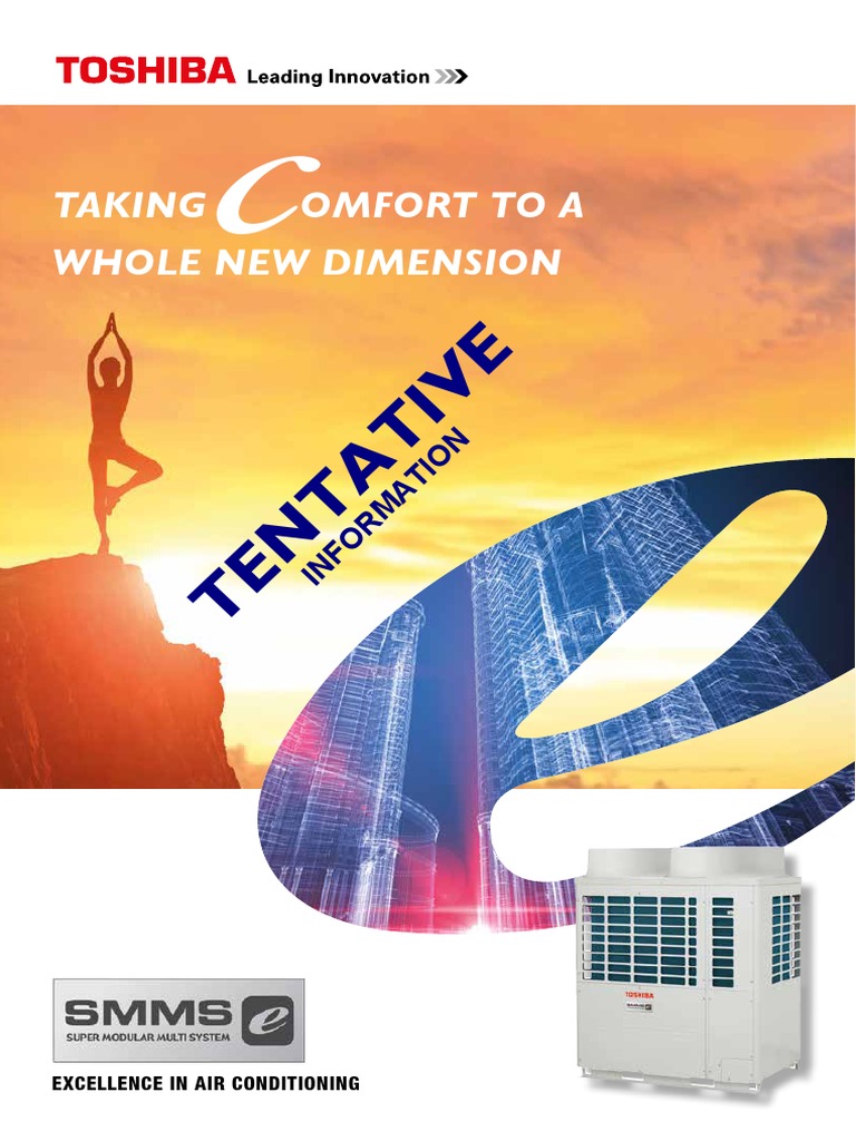 8 Toshiba SMMSe VRF Catalogue 2016 1 PDF | PDF | Hvac | Heat Exchanger