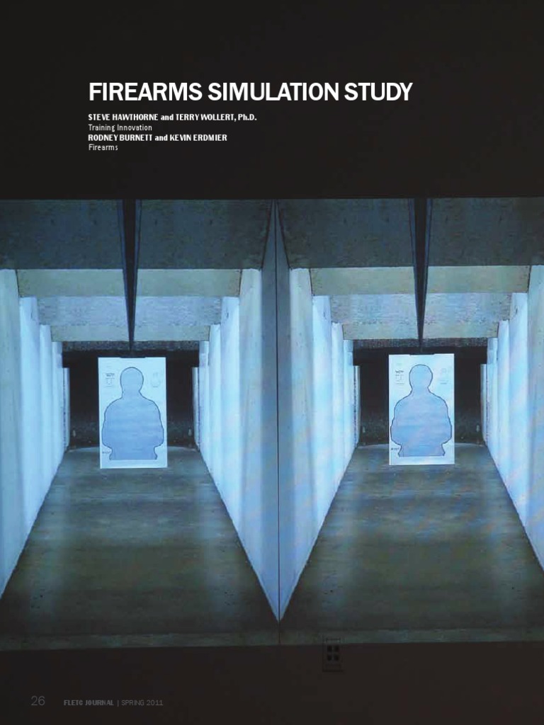 Fletc Simulation Study | PDF | Firearms | National Park Service