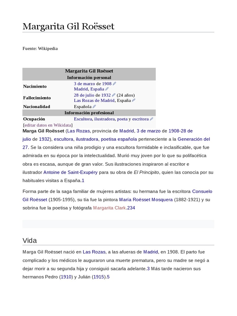 Marga Gil Roësset: Vida y Obra | PDF | Escultura | Pinturas