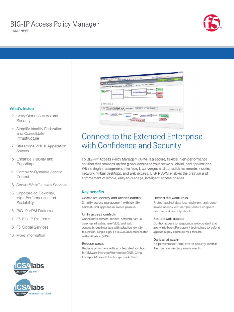 Big Ip Access Policy Manager Ds | PDF | World Wide Web | Internet & Web