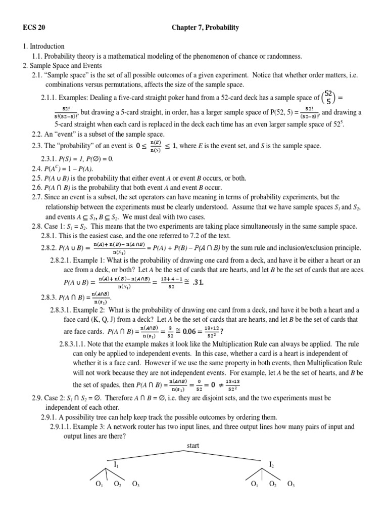 Probability | PDF | Probability Theory | Random Variable