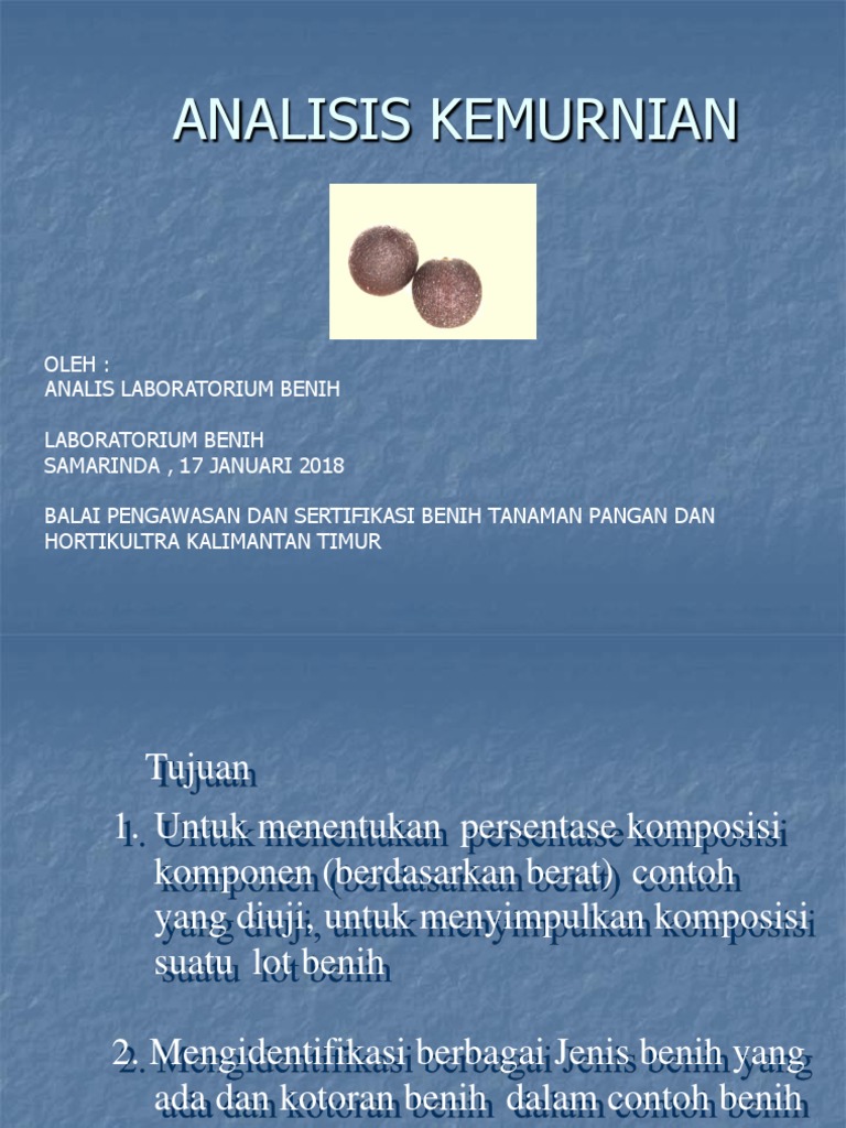 Kemurnian | PDF