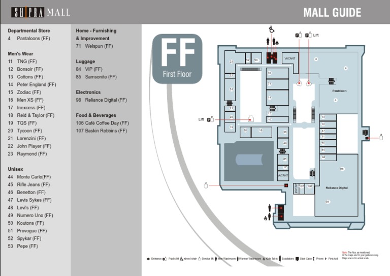 First Floor Store Directory | PDF | Clothing