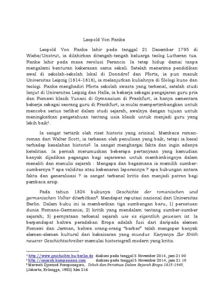 Leopold Von Ranke | PDF