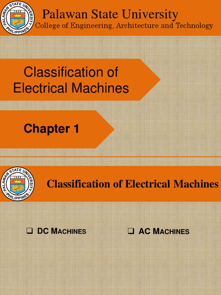 Classification of Electrical Machines | PDF | Electric Motor | Engines