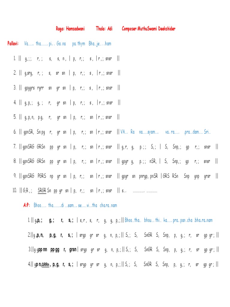 20 Vathapi Ganapathim | PDF
