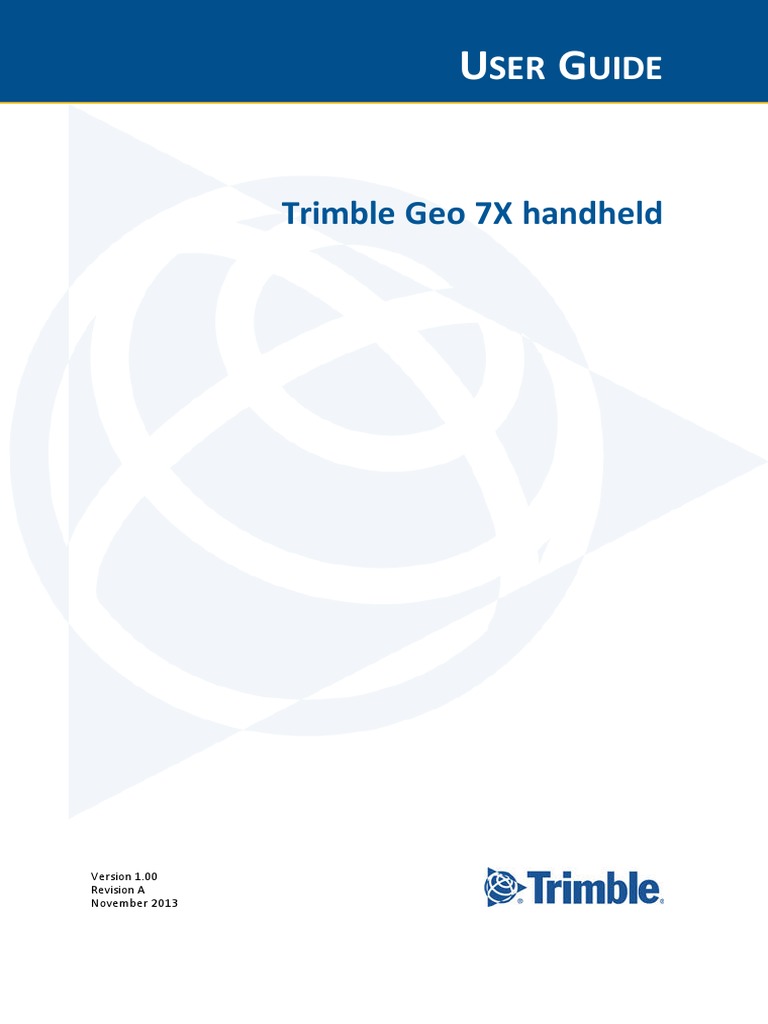 Geo7Series UserGuide PDF | PDF | Bluetooth | Mobile Device