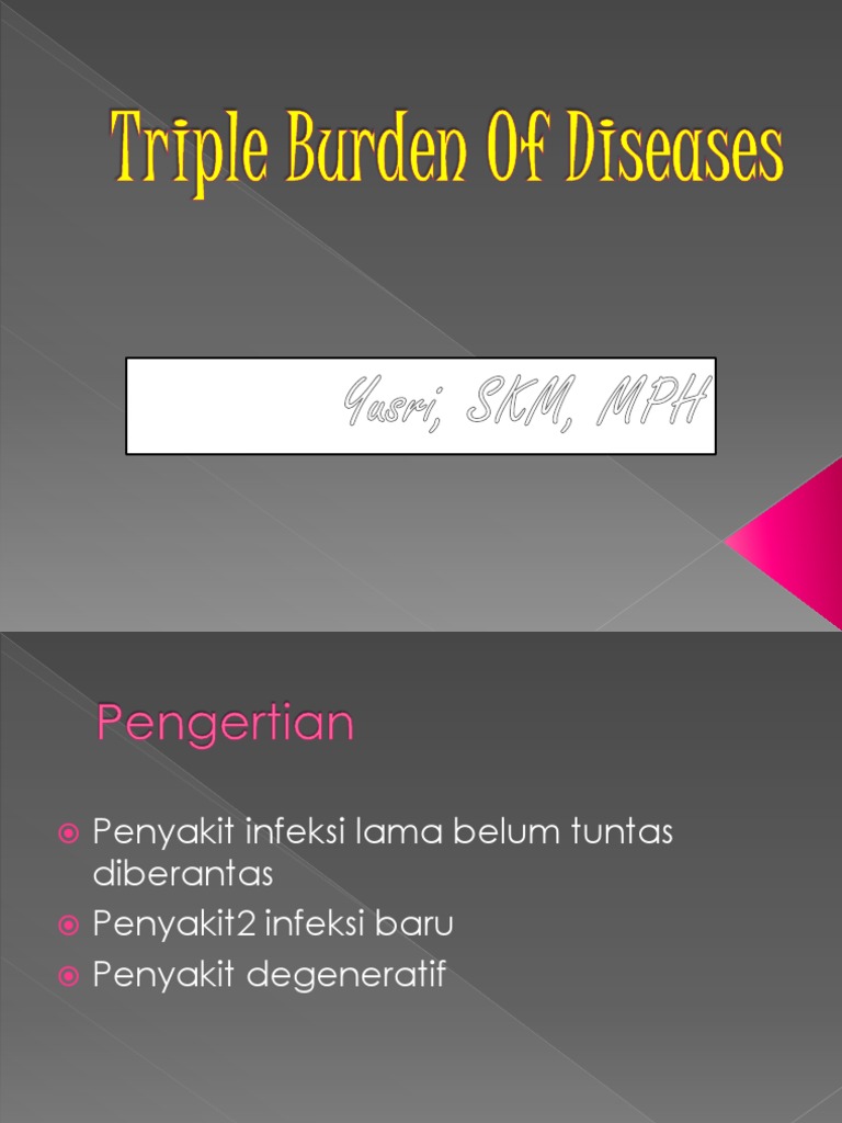 Triple Burden of Desease | PDF | Sains & Matematika