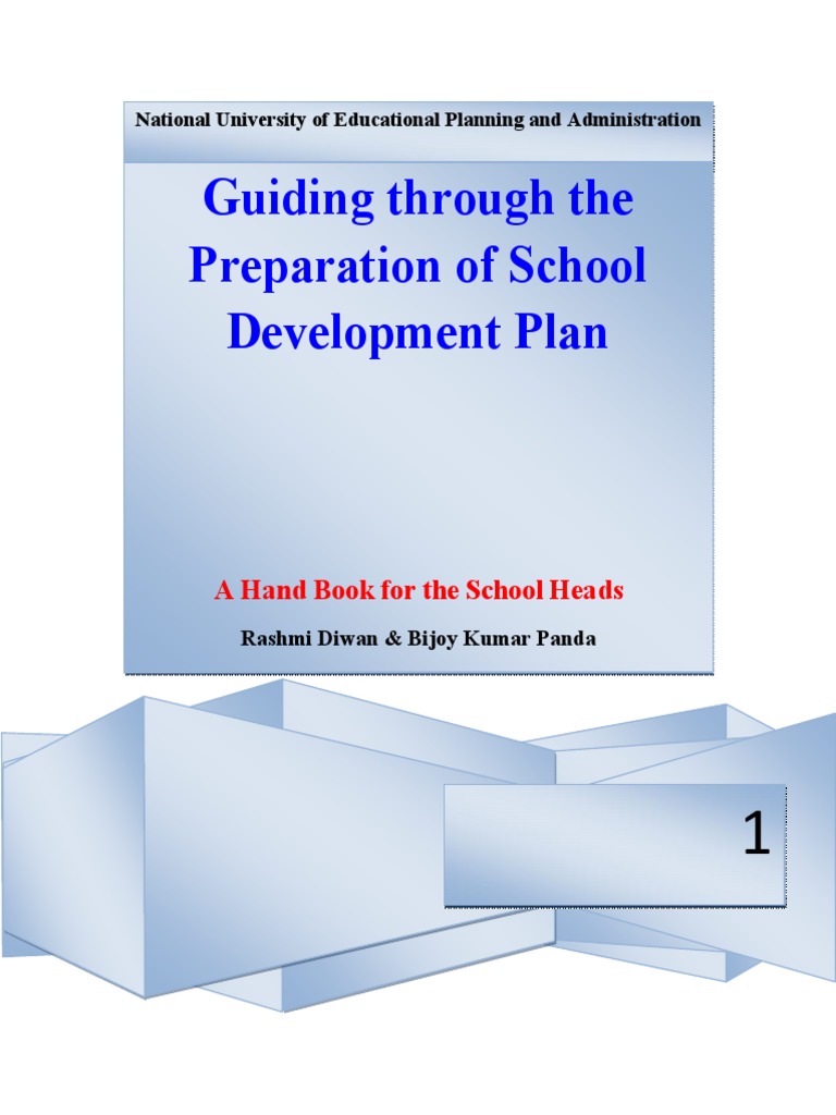 School Development Plan | PDF | Leadership | Goal