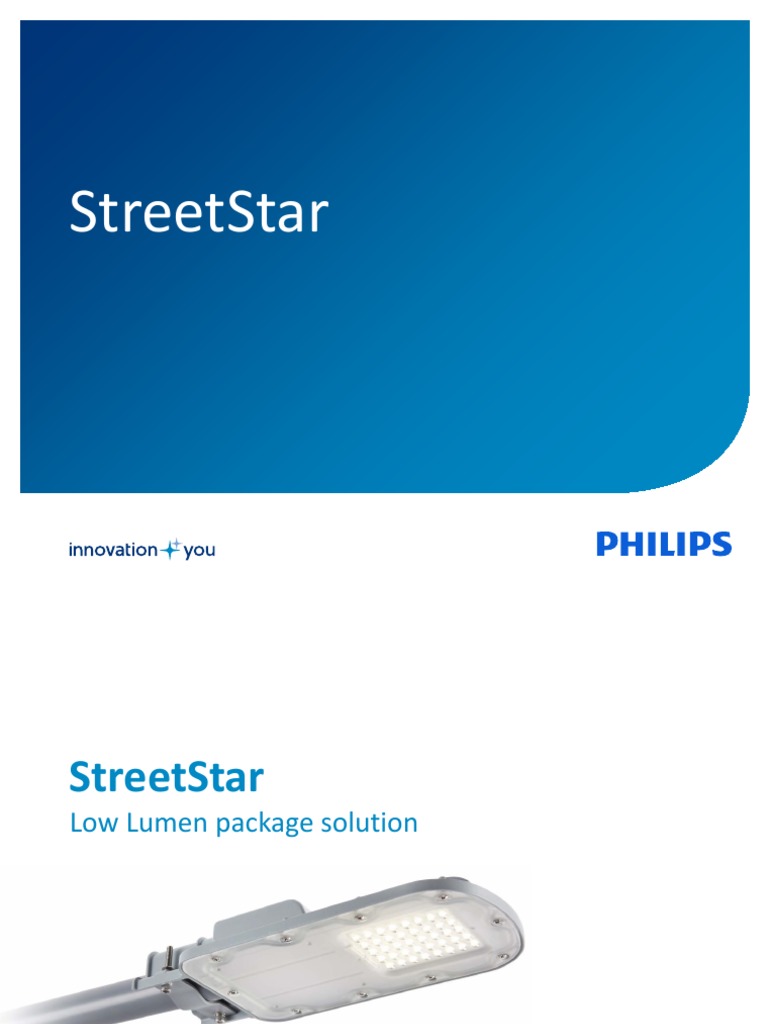 Product Presentation StreetStar | PDF | Lighting | Street Light