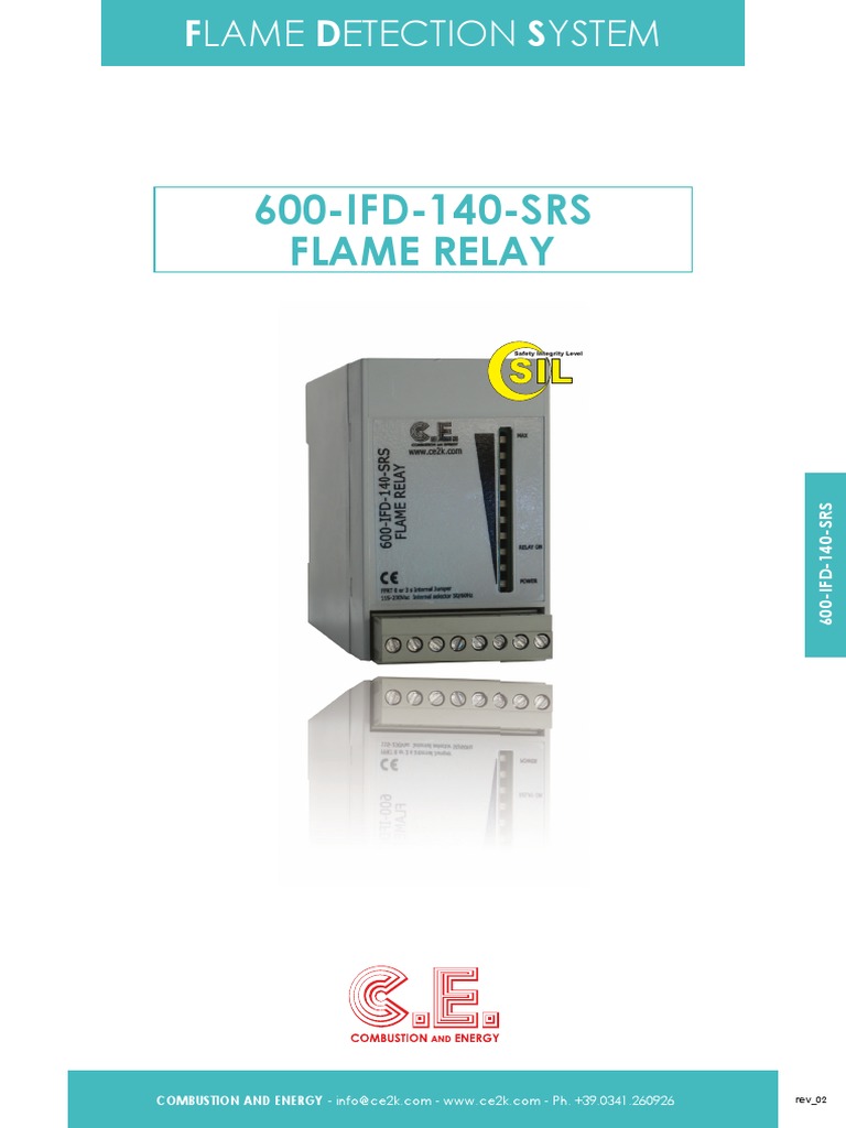 Flame Detection System 600-IFD-140-SRS | PDF | Relay | Power Supply