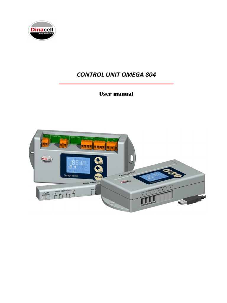 Control Unit Omega 804: User Manual | PDF | Elevator | Parameter (Computer Programming)