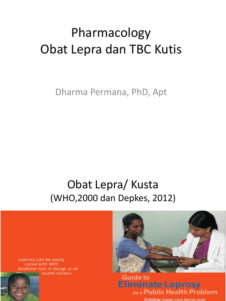 Farmakologi Obat Lepra Dan TBC Kutis | PDF | Leprosy | Immunology