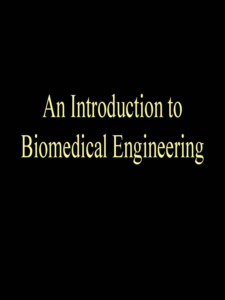 An Introduction To Biomedical Engineering | PDF | Biomaterial ...