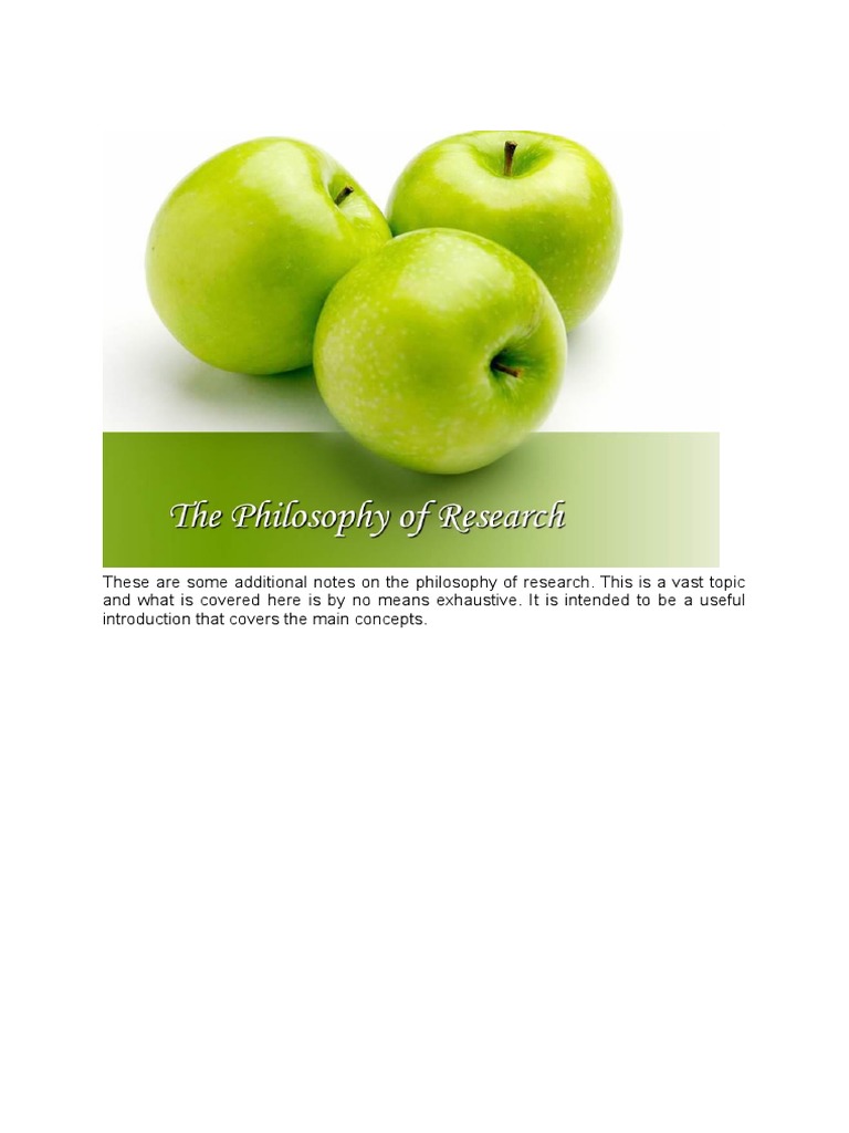 Research Philosophy Spectrum from Positivism to Constructivism | PDF ...