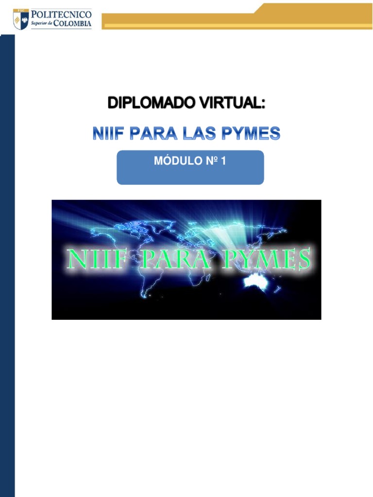 Guía Didáctica Módulo 1 NIIF para PYMES | PDF | normas internacionales ...