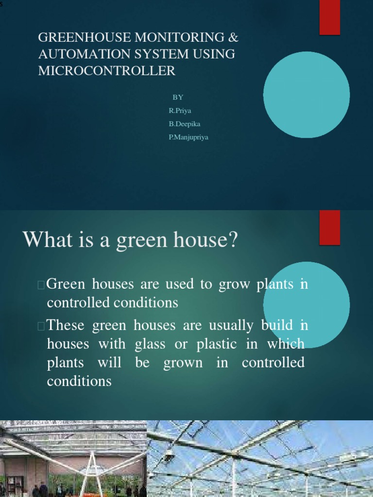 Greenhouse Monitoring & Automation System Using Microcontroller | PDF ...