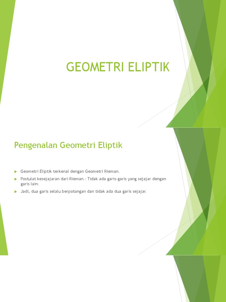 Geometri Eliptik | PDF
