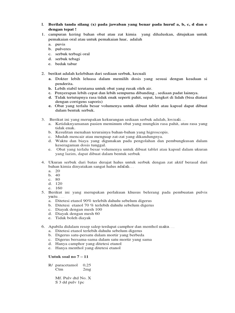 Resep Kelas XI | PDF