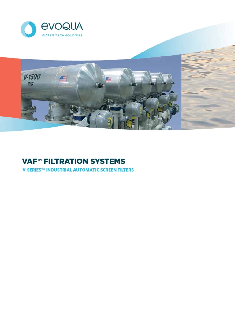 VAF Filtration Systems: V-Series™ Industrial Automatic Screen Filters ...