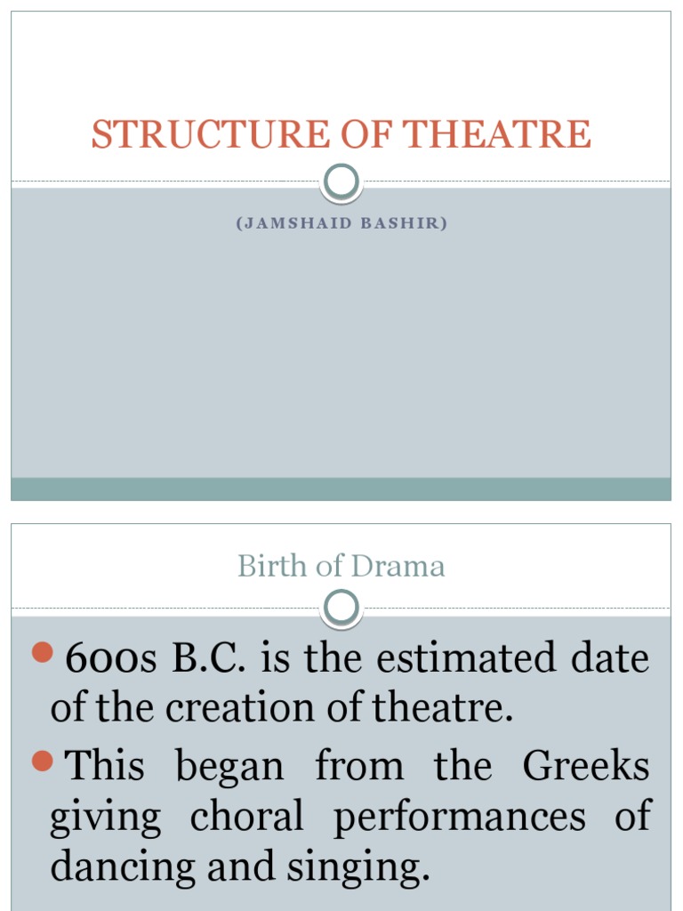 Structure of Theatre | PDF | Theatre | Dionysus
