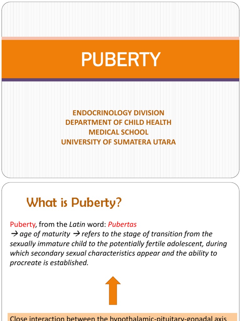 K-12 Kuliah Pubertas | PDF | Puberty | Luteinizing Hormone