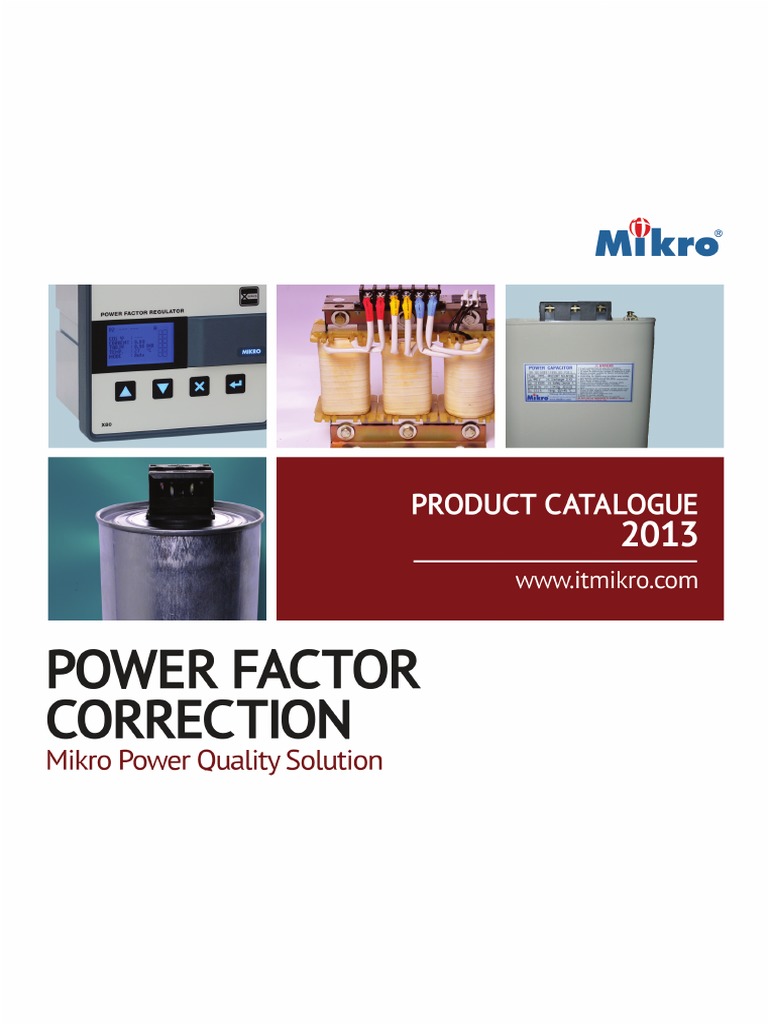 Mikro Power Factor Regulator Catalogue | PDF | Alternating Current | Ac ...