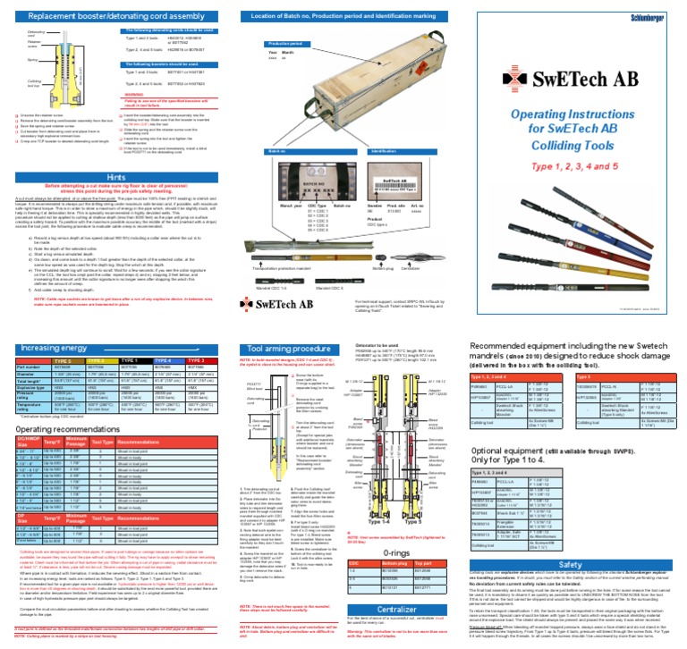 Operating Instructions For Colliding Tool | PDF | Screw | Tools