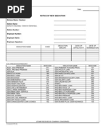 Request For Stoppage of Deduction Form & Authority To Deduct Form | PDF ...