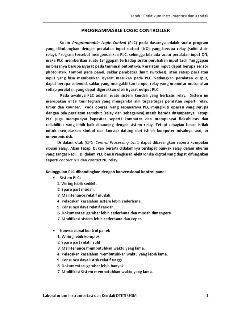 Modul Ajar PLC PDF | PDF