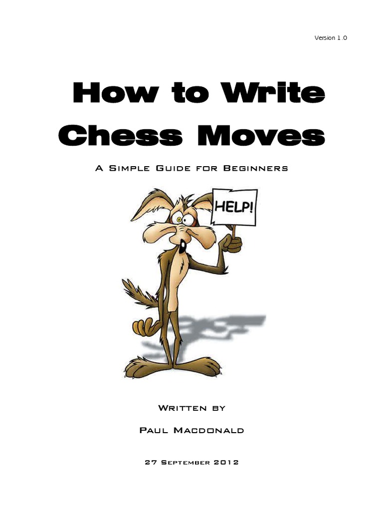 How To Write Chess Moves v1.0 PDF | Download Free PDF | Chess | Chess ...