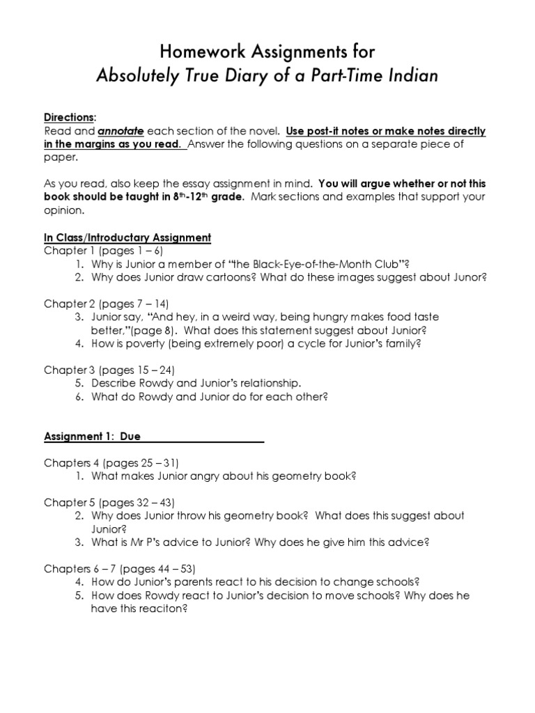 ATD Homework Assignments | PDF | Homework | Books