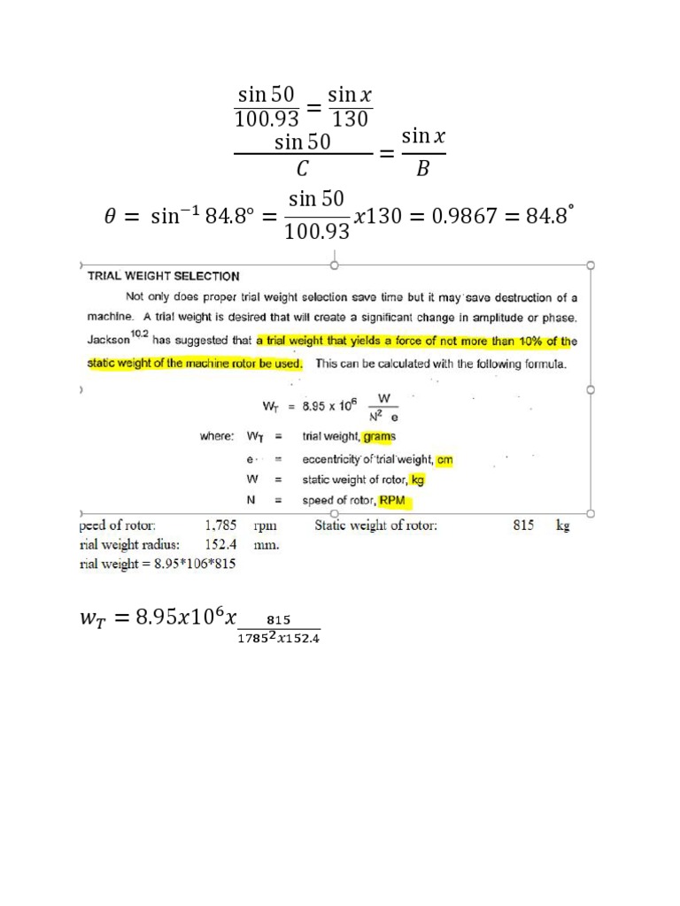 Sin 50 100.93 Sin 130 Sin 50 Sin Sin 84.8° Sin 50 100.93 130 0.9867 84. ...