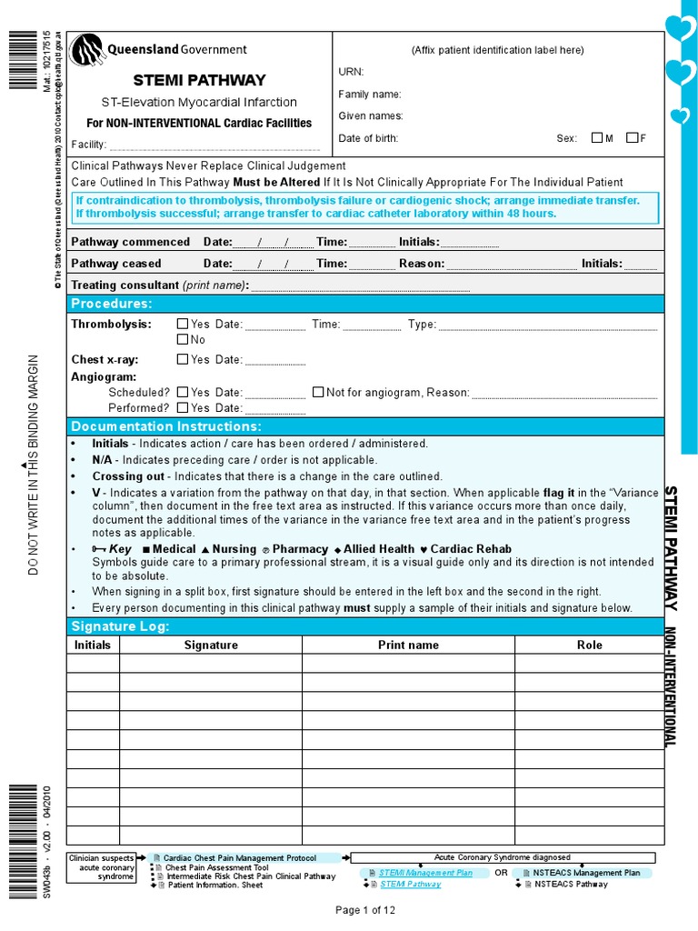 Stemi Pathway | PDF | Myocardial Infarction | Heart