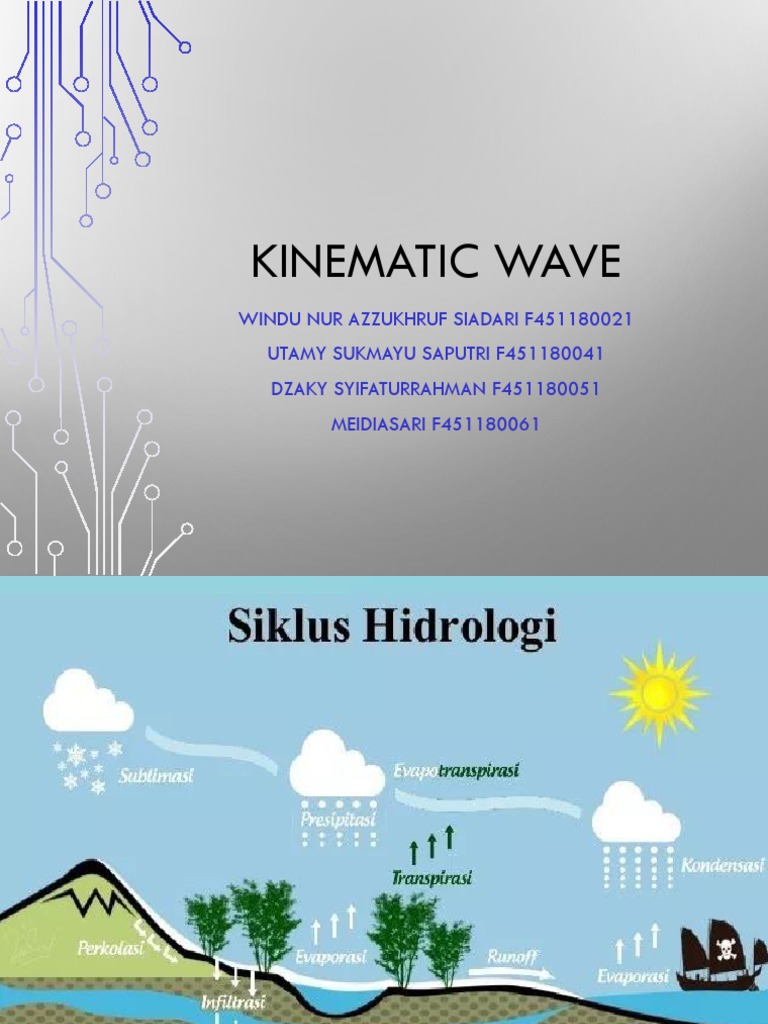 Kinematic Wave | PDF