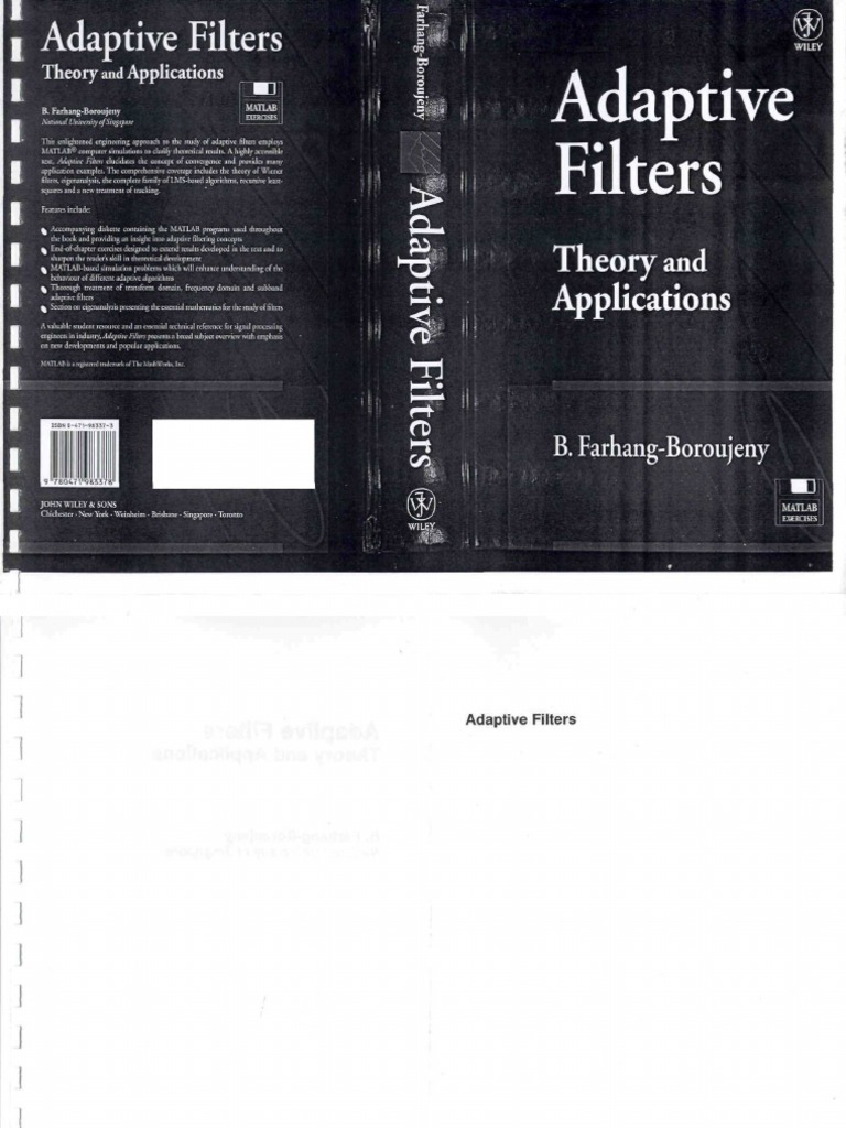 (B. Farhang-Boroujeny) Adaptive Filters Theory and (BookFi) PDF | PDF