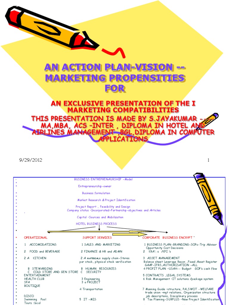 Action Plan Hotel | PDF | Risk Management | Business