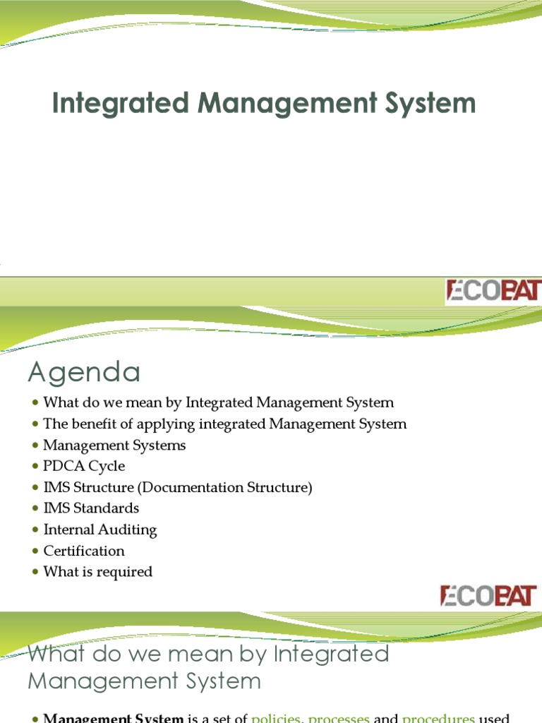 Integrated Management System | PDF | Audit | Quality Management System