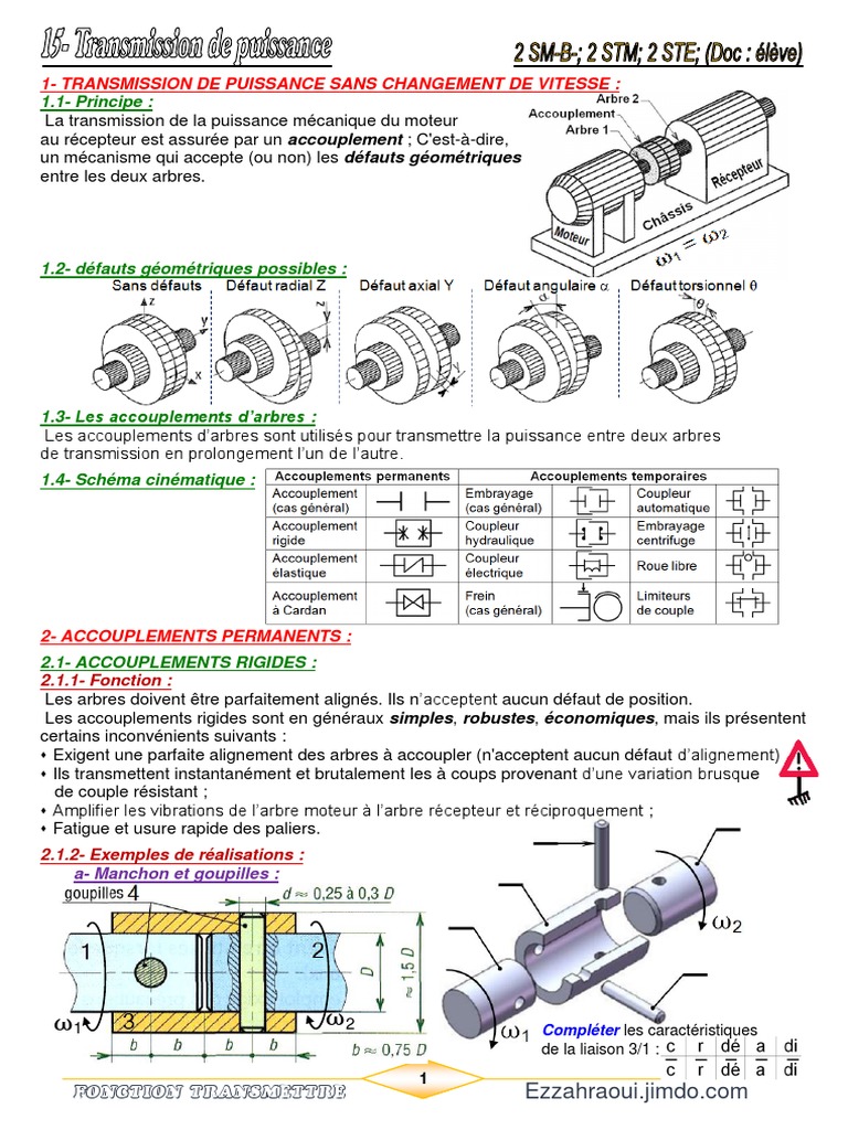 Accouplements PDF | PDF | Mécanique | Machine