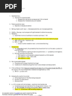 USMLE Step 1 Equations | PDF | Medical Specialties | Physiology