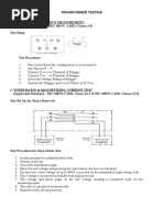 General Sheath Test Procedure HV Cable | PDF | Direct Current | Switch